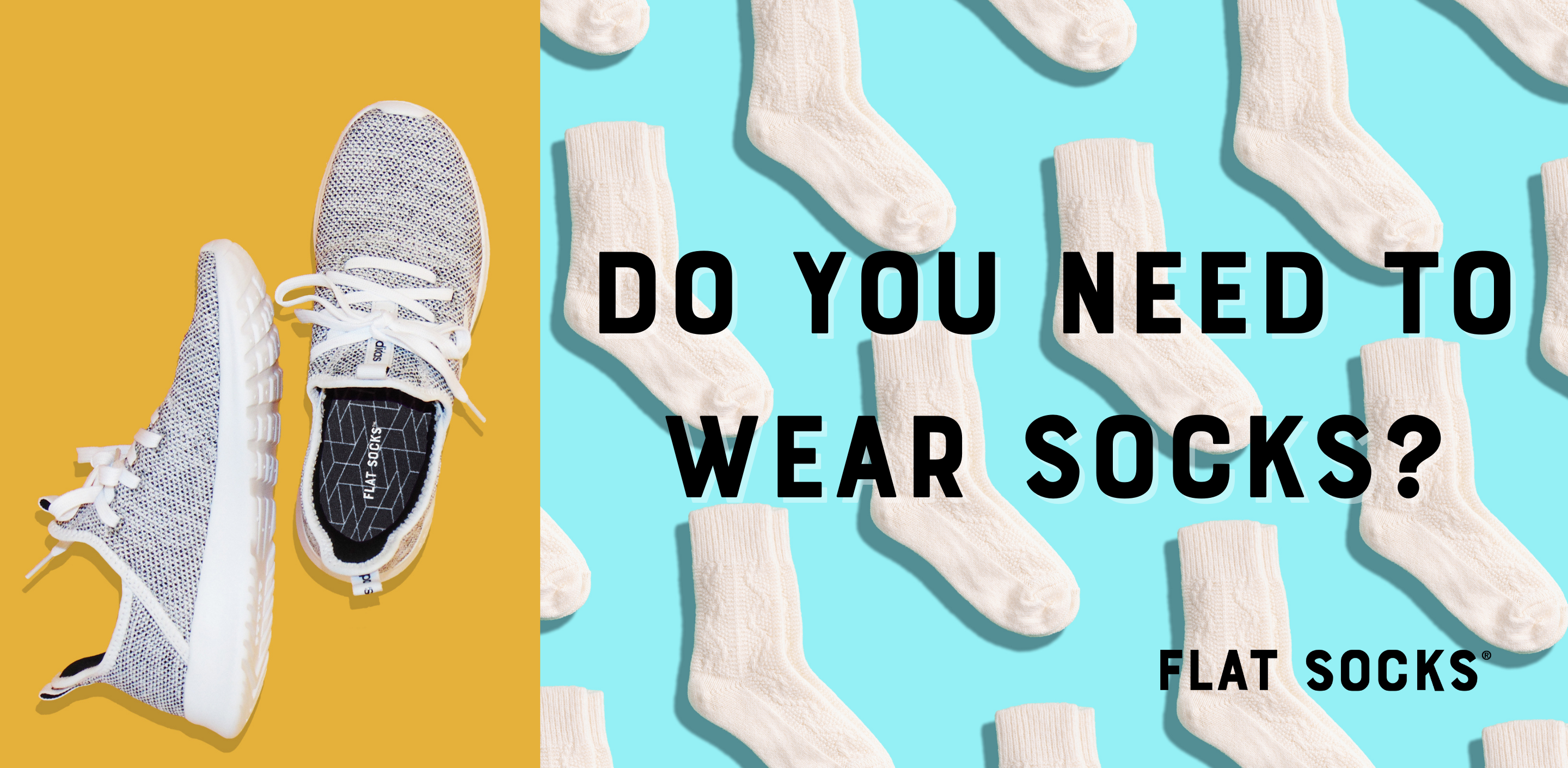 To Wear or Not to Wear: Socks are the Question. – FLAT SOCKS